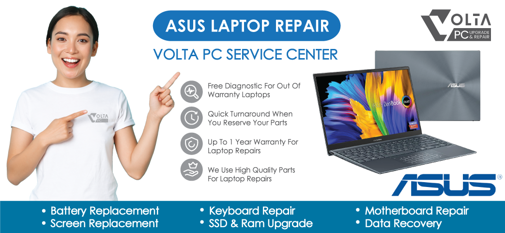 Asus Laptop Repair Singapore ⭐up To 1 Year Warranty⭐
