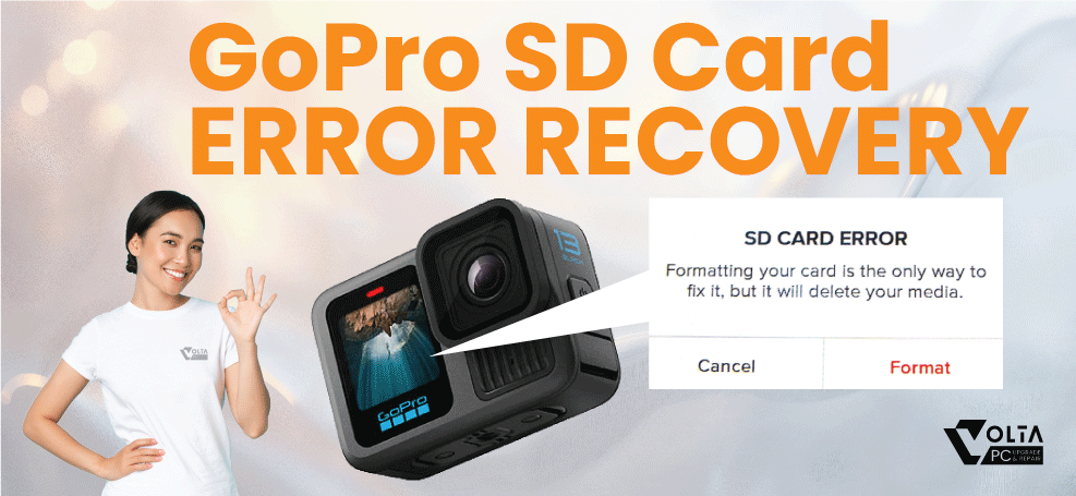 GoPro SD Card Error Recovery In Singapore By Volta PC
