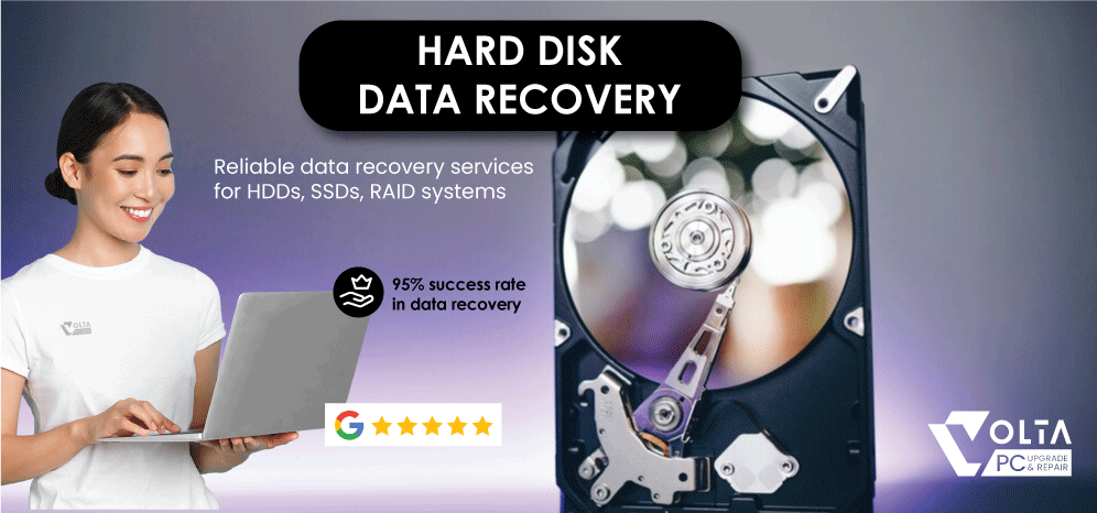 Hard Disk Data Recovery For All Brands- 95% Success Rate
